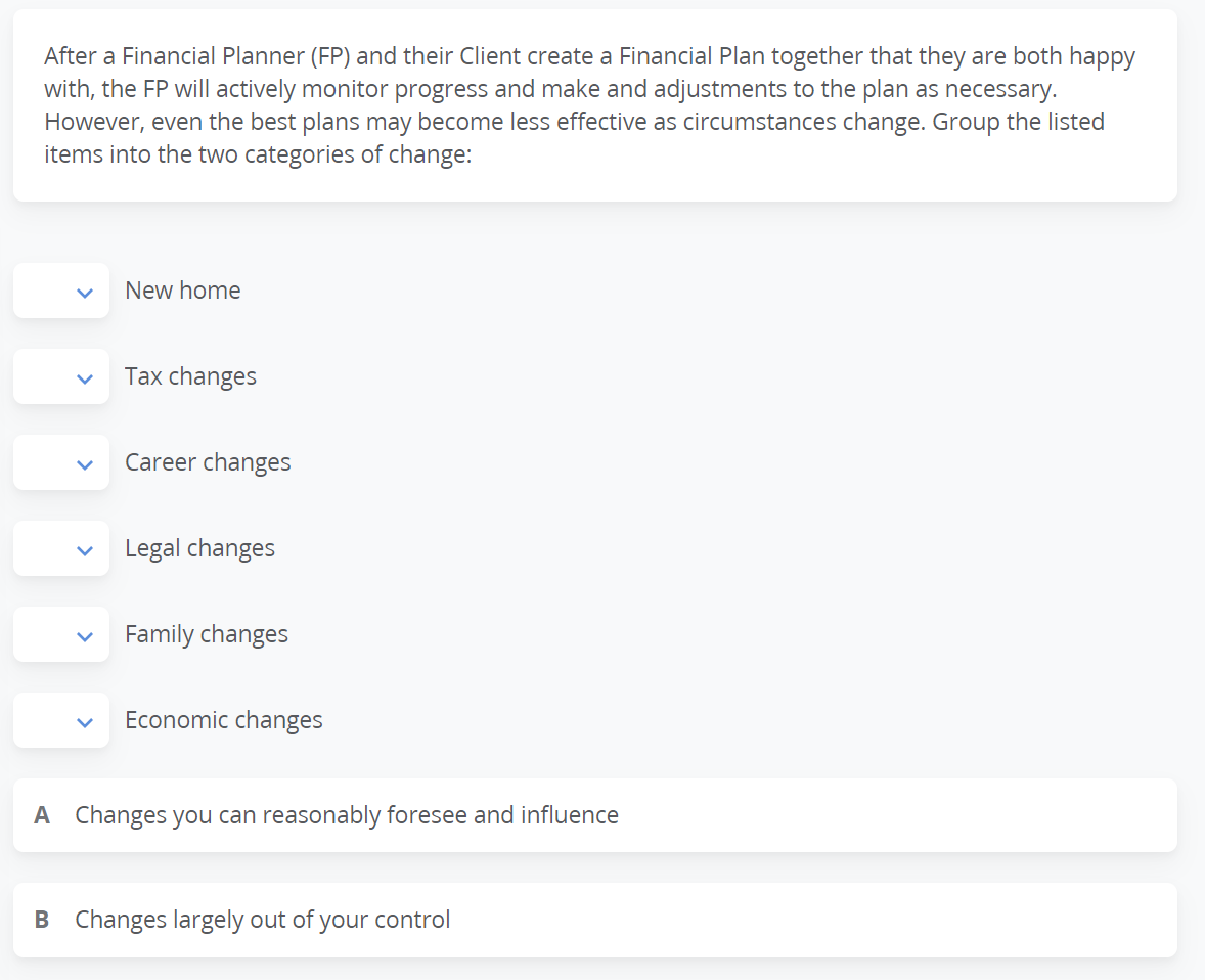 Solved After a Financial Planner (FP) ﻿and their Client | Chegg.com