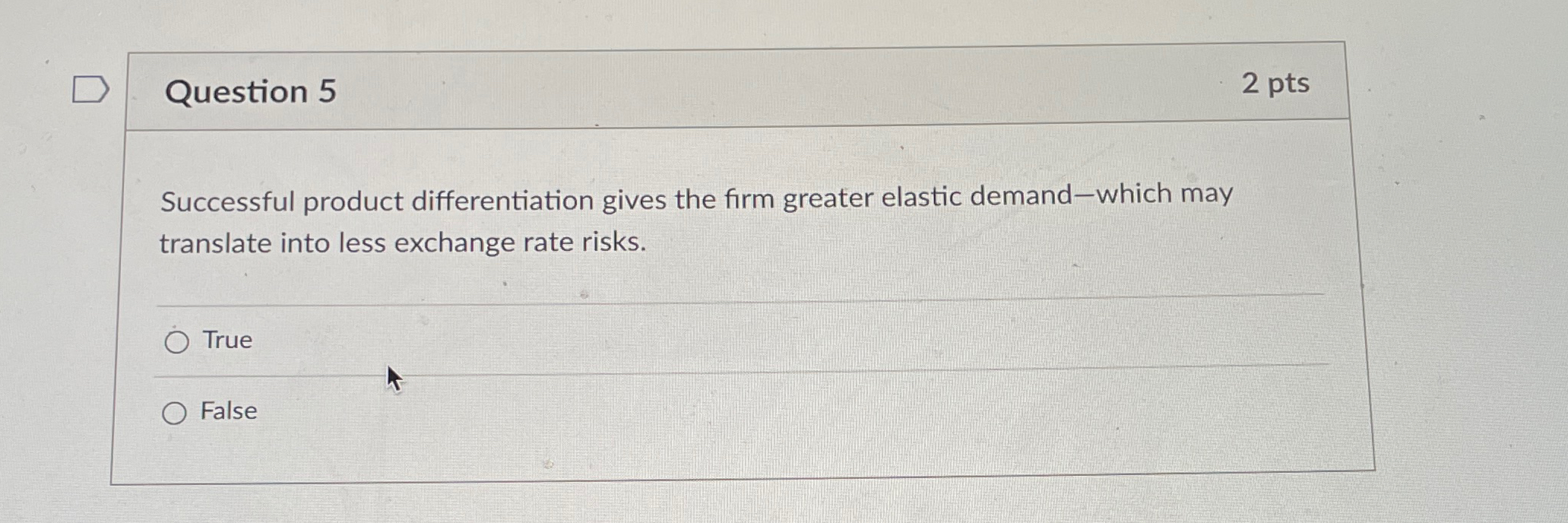Solved Question 52ptsSuccessful product differentiation | Chegg.com