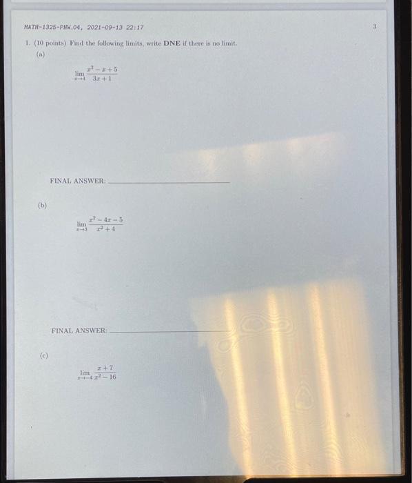 Solved MATH-1325-PHW.04.2021-09-13 22:17 1. (10 points) Find | Chegg.com