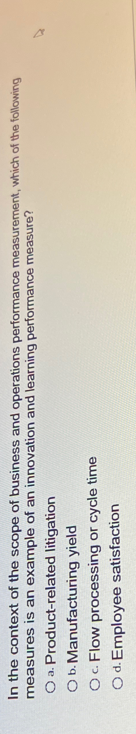 Solved In the context of the scope of business and | Chegg.com