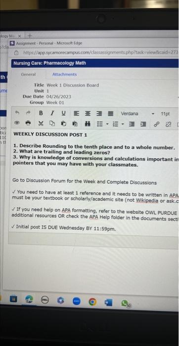 Solved Title Weok 1 Discussion Board Unit 1 Due Date | Chegg.com Solved Title Weok 1 Discussion Board Unit 1 Due Date | Chegg.com