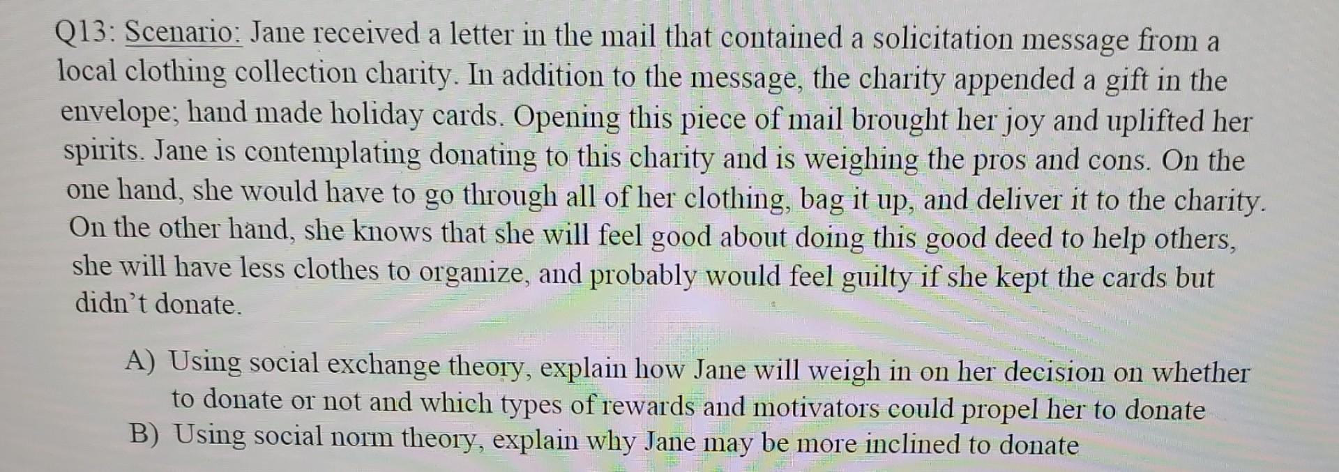 Solved give me as many examples as possible for both a and b | Chegg.com
