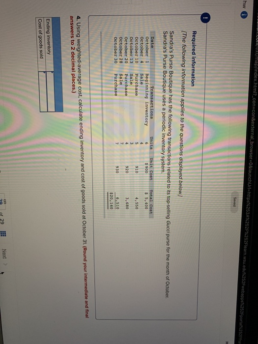 Solved webapps%252Fportar%25 Saved Required information [The | Chegg.com