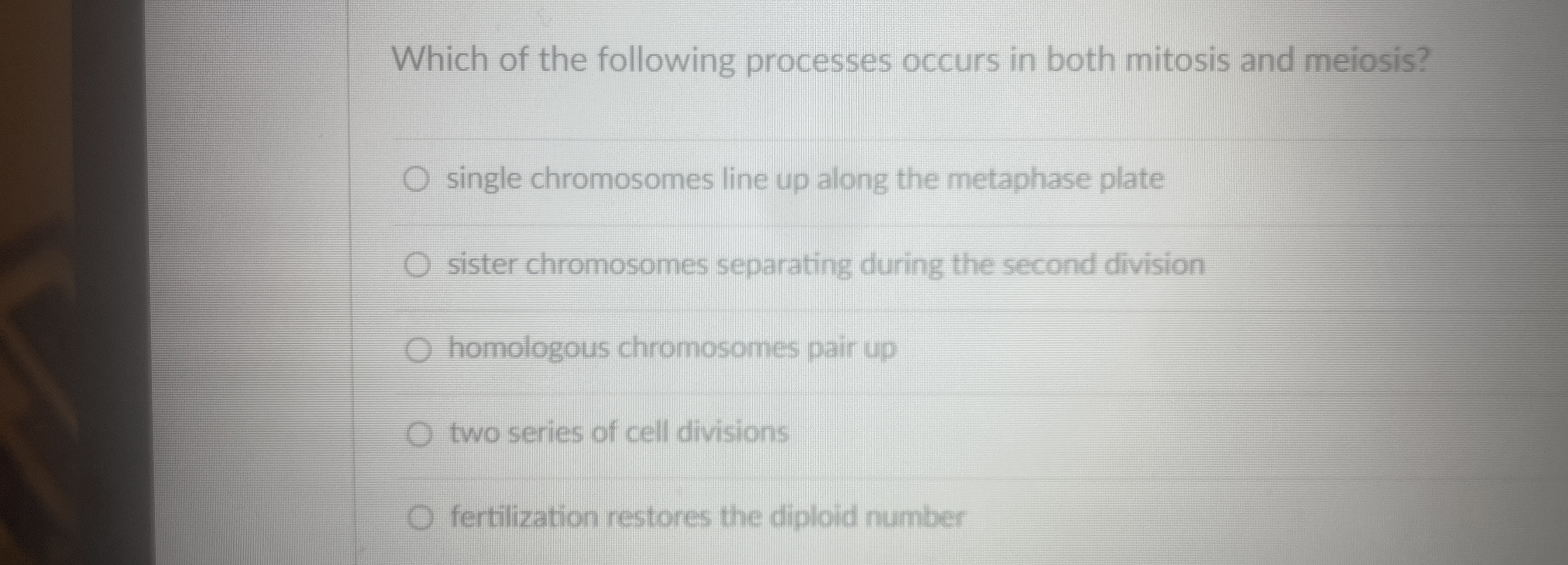 Solved Which of the following processes occurs in both | Chegg.com