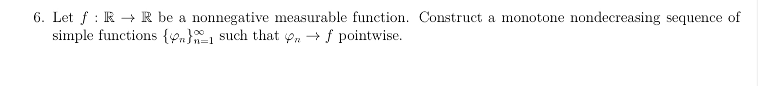 Solved Let F R→r ﻿be A Nonnegative Measurable Function