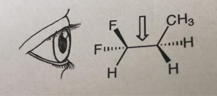 Solved Part B: Newman projections. 1. Construct a model of | Chegg.com