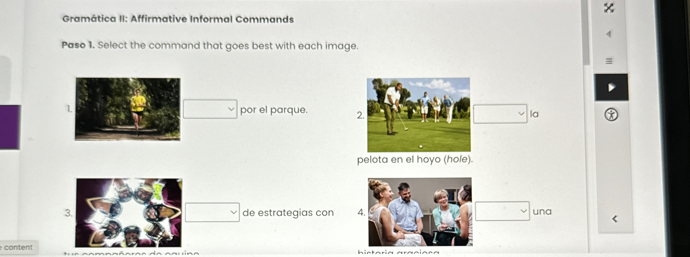 Gramática Ii Affirmative Informal Commandspaso 1