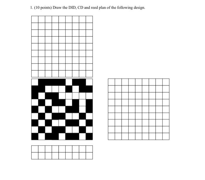 Solved 1. (10 points) Draw the DID, CD and reed plan of the | Chegg.com