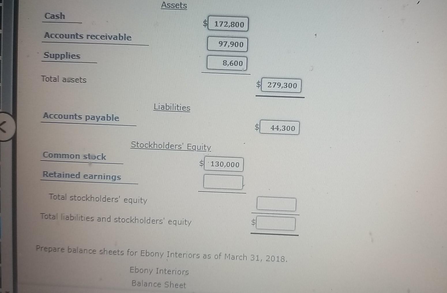 Solved Balance Sheets, Net Income Financial information | Chegg.com