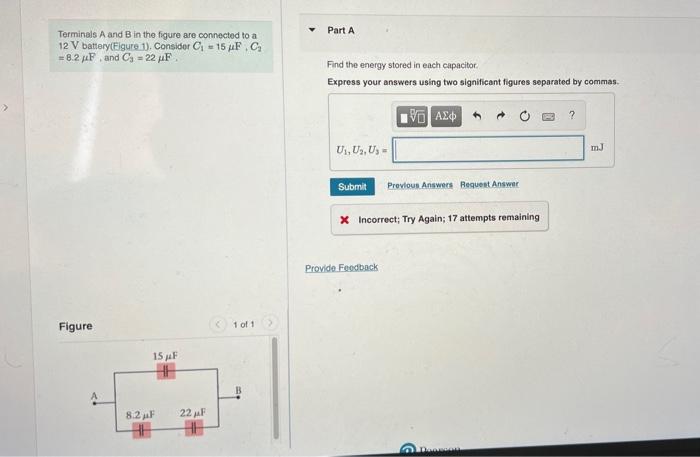 Solved Terminals A and B in the figure are connected to a 12 | Chegg.com