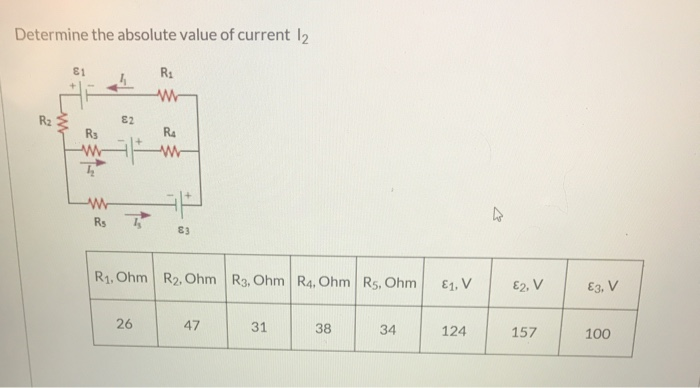 Solved Determine the absolute value of current 12 81 R1 R2 | Chegg.com