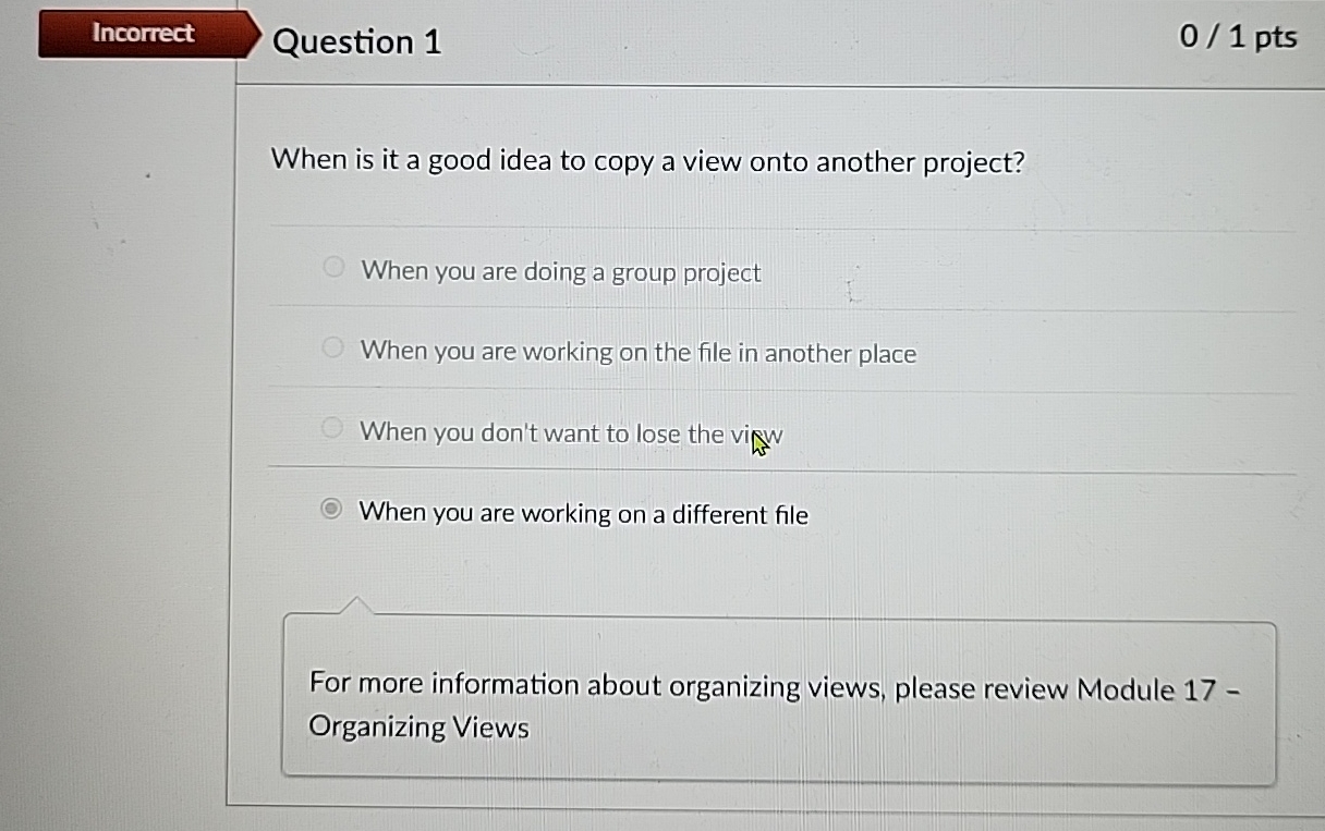 Solved IncorrectQuestion 101 ﻿ptsWhen is it a good idea to | Chegg.com