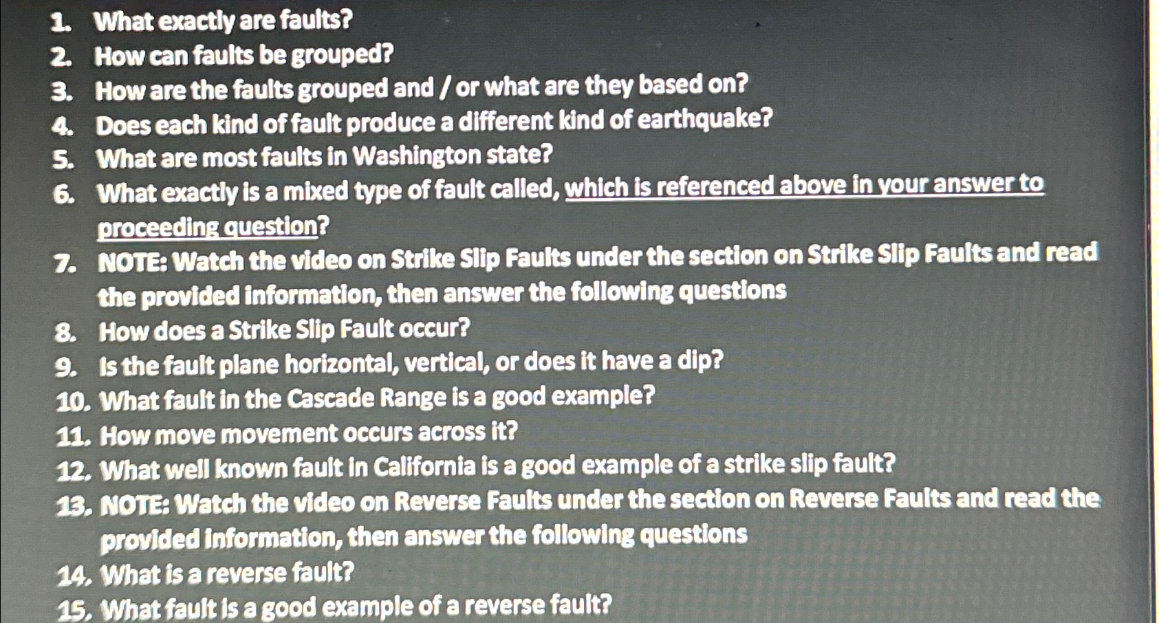 Solved What exactly are faults?How can faults be grouped?How | Chegg.com