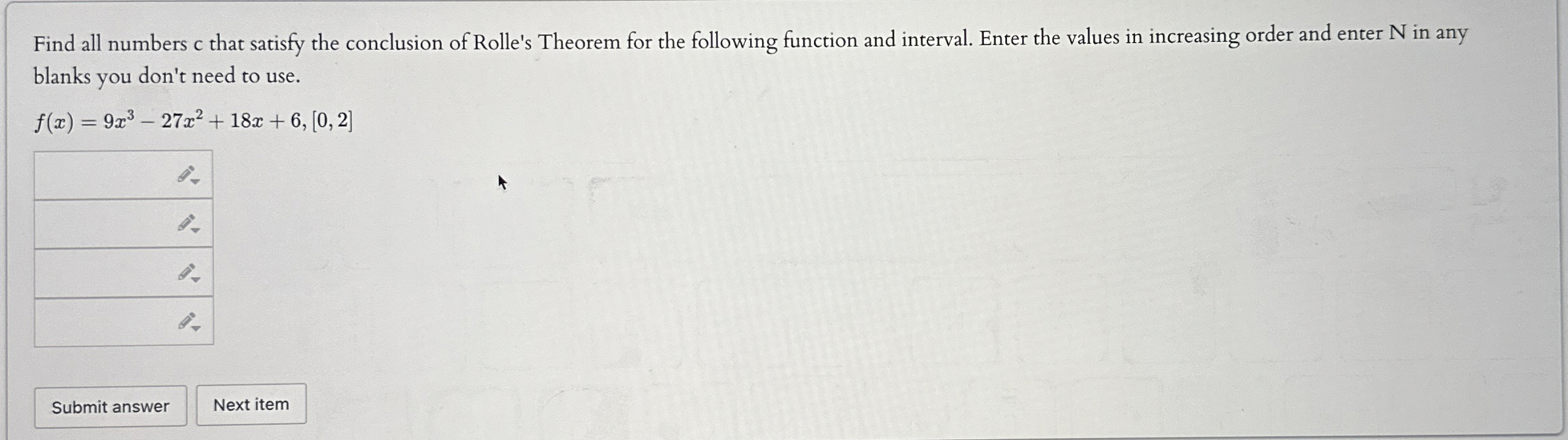 Solved Find all numbers c that satisfy the conclusion of | Chegg.com