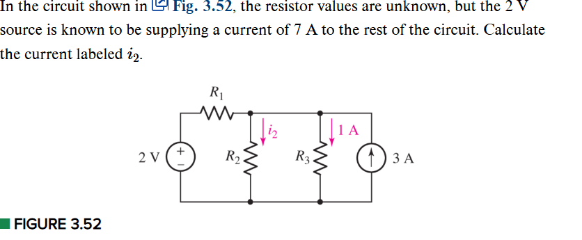 Solved In ﻿the circuit shown in ﻿Fig. 3.52, ﻿the resistor | Chegg.com