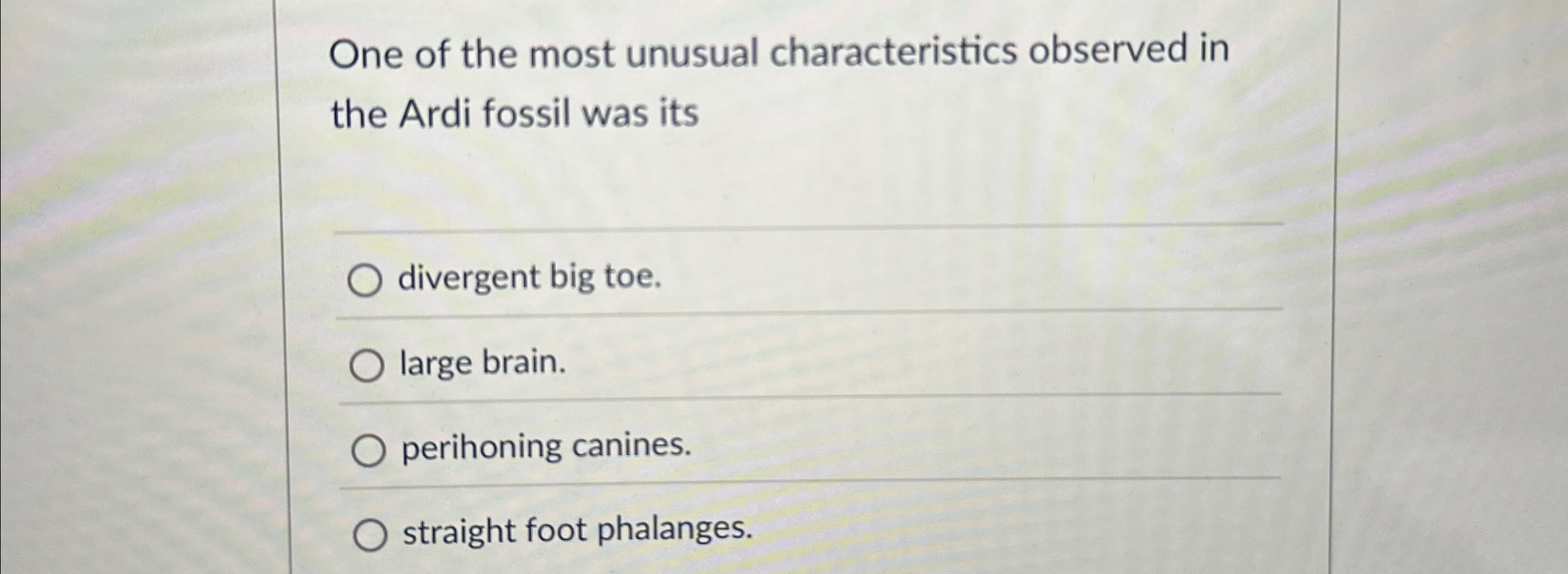 Solved One of the most unusual characteristics observed in | Chegg.com
