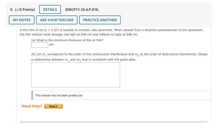 Solved 9 [ 12 Points] Details Sercp11 24 4 P 018 Ask Your