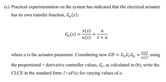 Solved A schematic representation of a vibration test rig is | Chegg.com