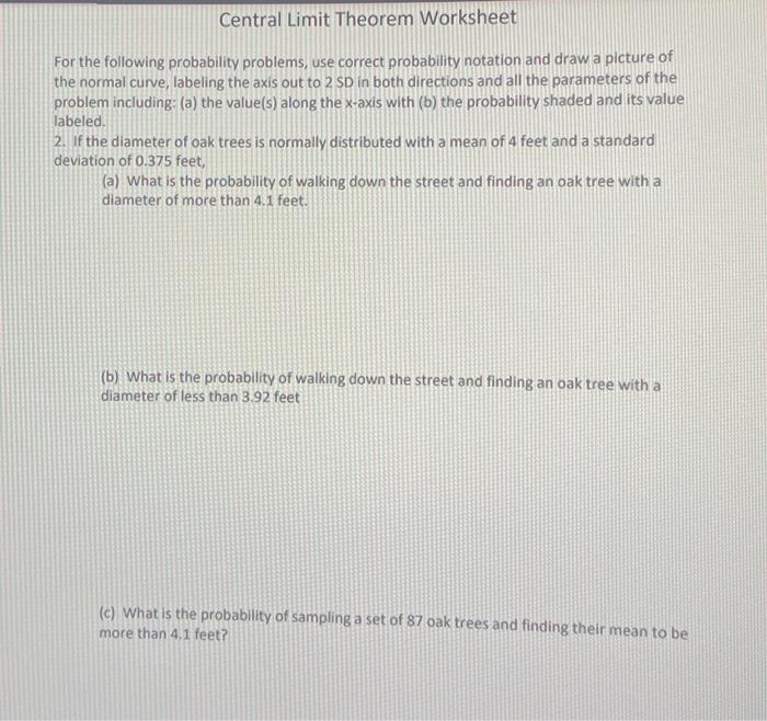 Solved For the following probability problems, use correct | Chegg.com