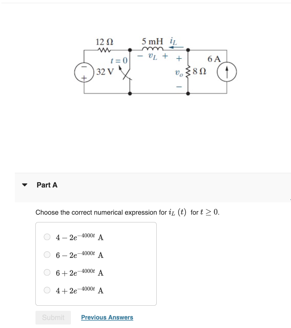 Part AChoose the correct numerical expression for | Chegg.com