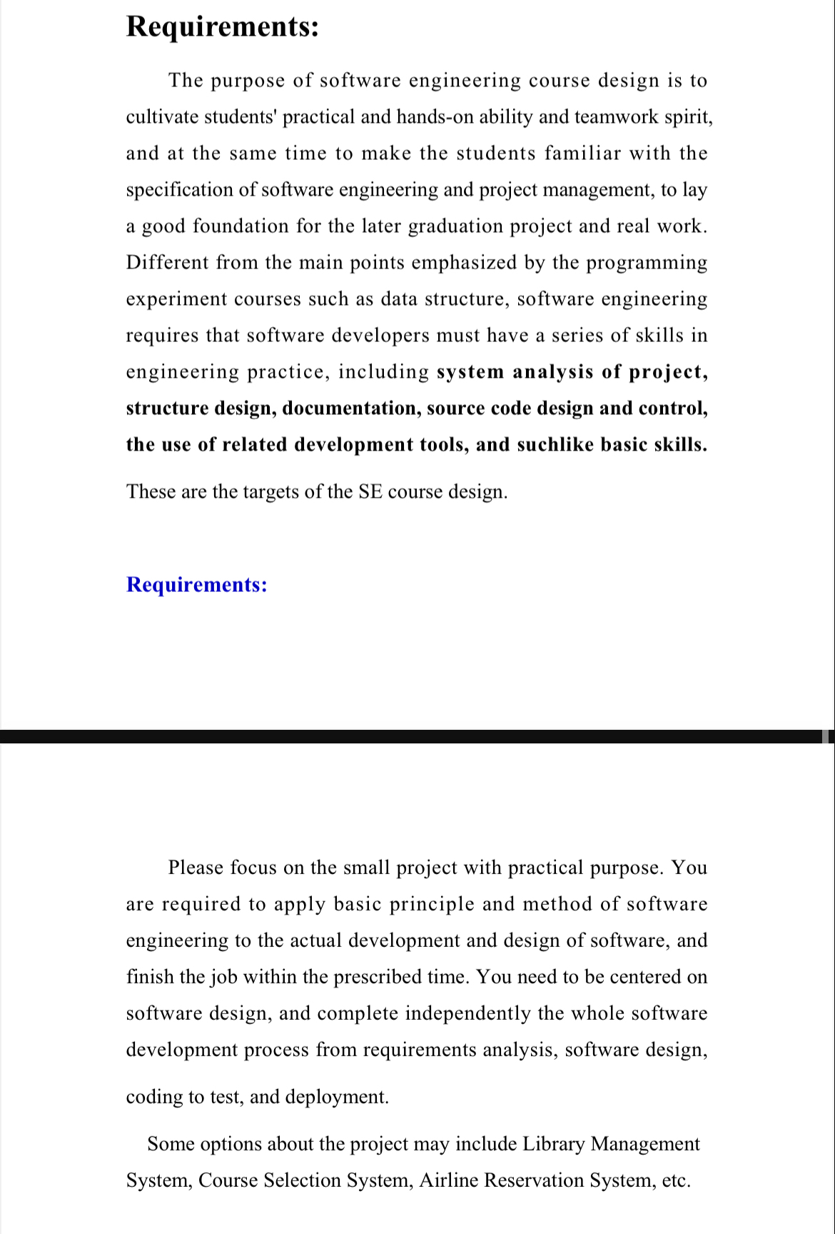 Solved Requirements:The purpose of software engineering | Chegg.com