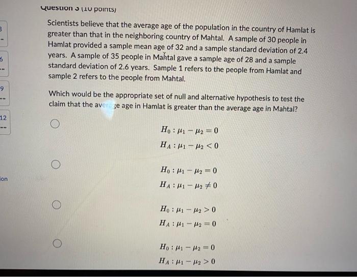 Solved Scientists believe that the average age of the | Chegg.com