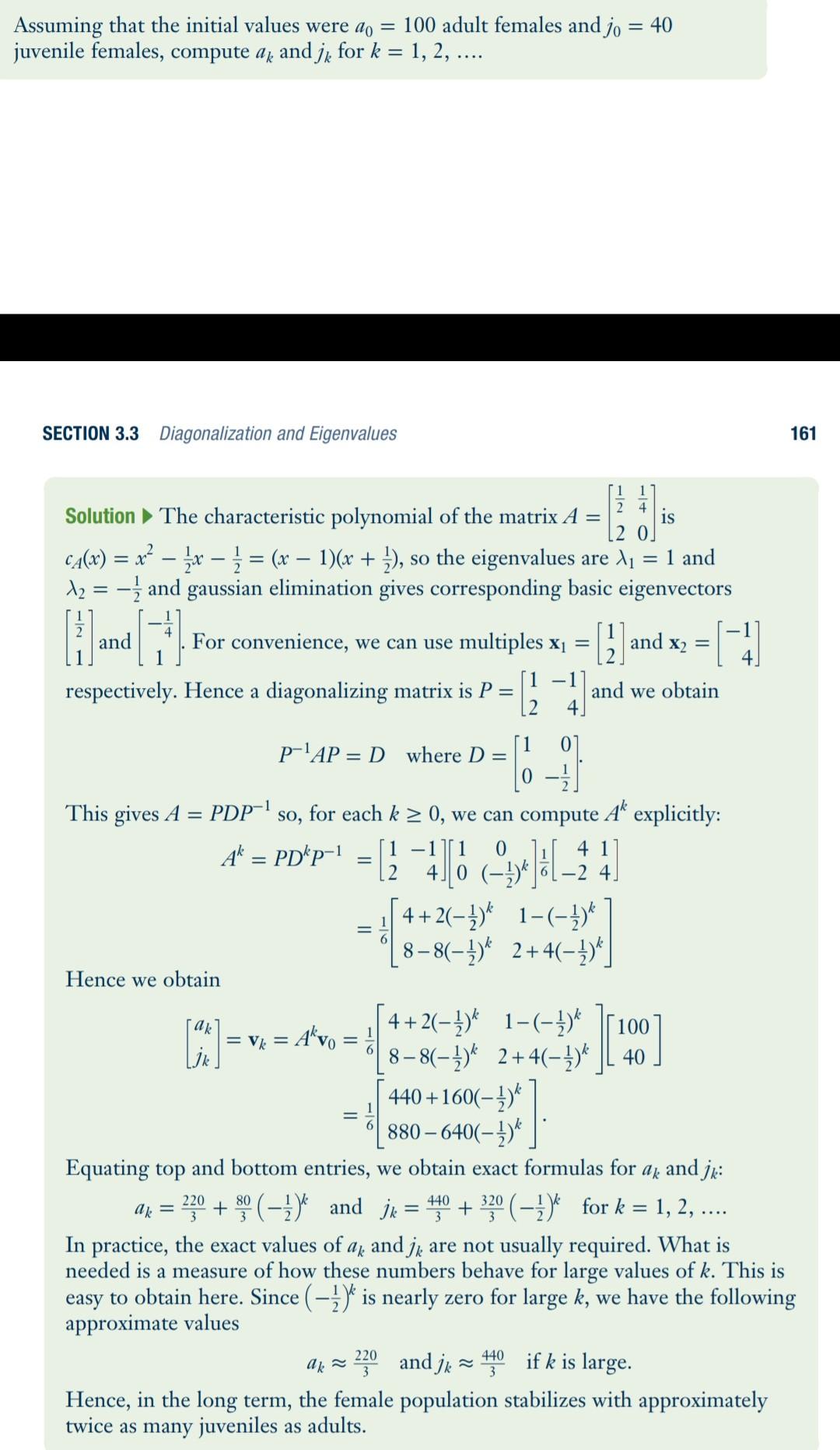Solved Referring to the model in example 1 (Nicholson's | Chegg.com