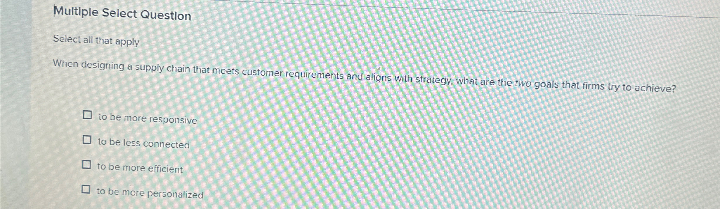 Solved Multiple Select QuestionSelect all that applyWhen | Chegg.com