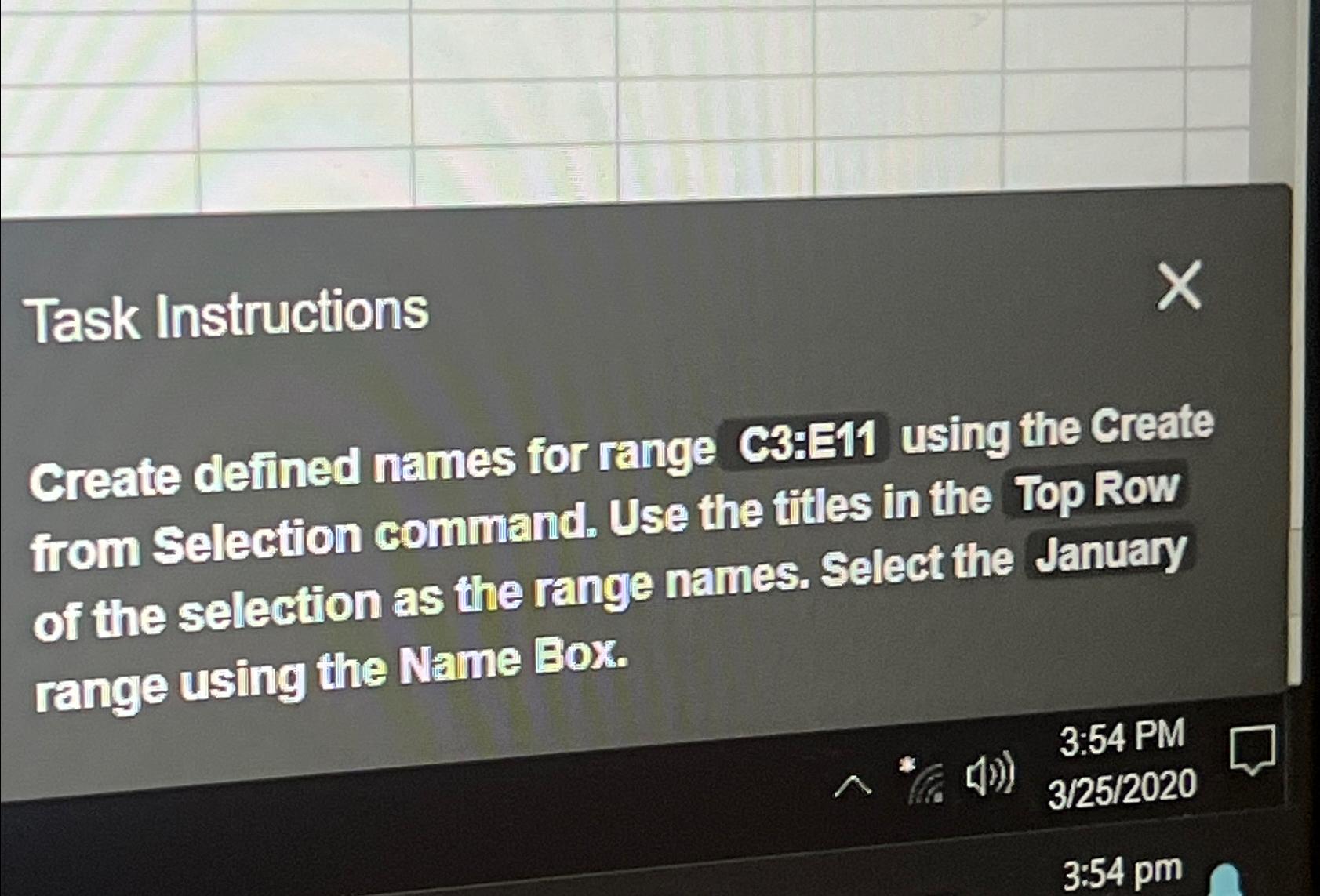 Solved Task Instructionscreate Defined Names For Range 