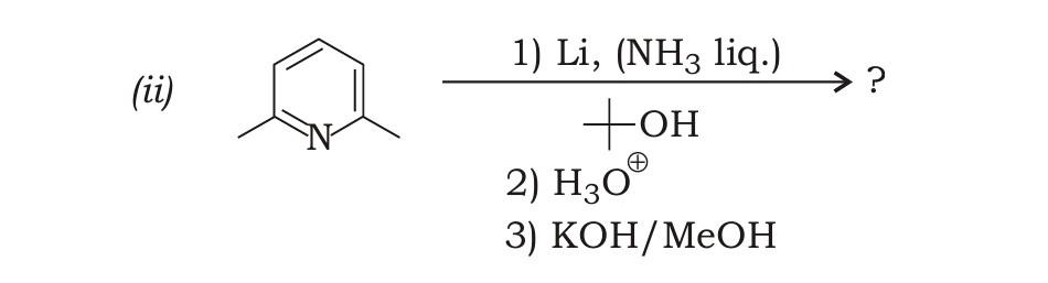 Solved (ii) 2) H3O⊕ 3) KOH/MeOH | Chegg.com