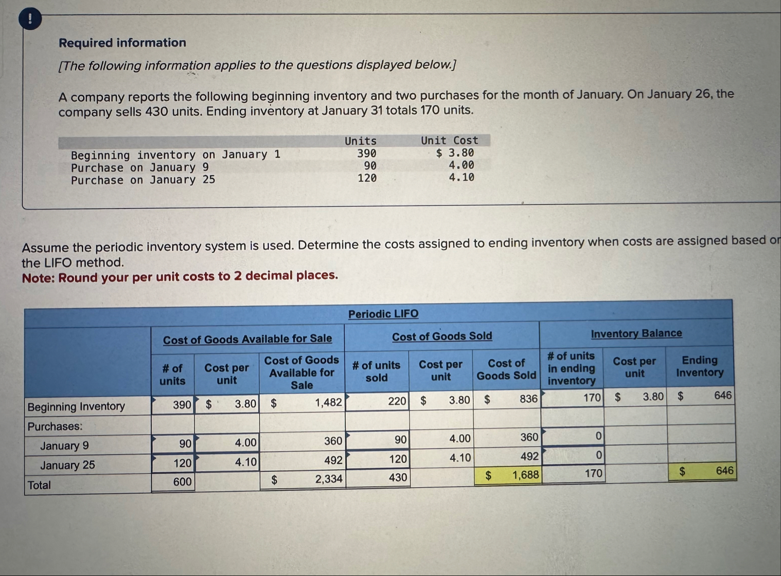 Solved !Required information[The following information | Chegg.com