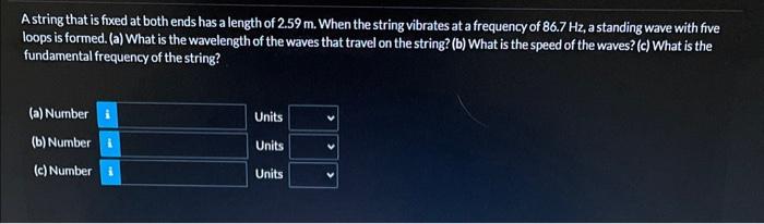 Solved Astring that is fixed at both ends has a length of | Chegg.com