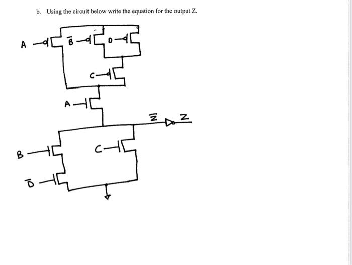 Solved a. Draw the circuit to realize the Boolean algebraic | Chegg.com