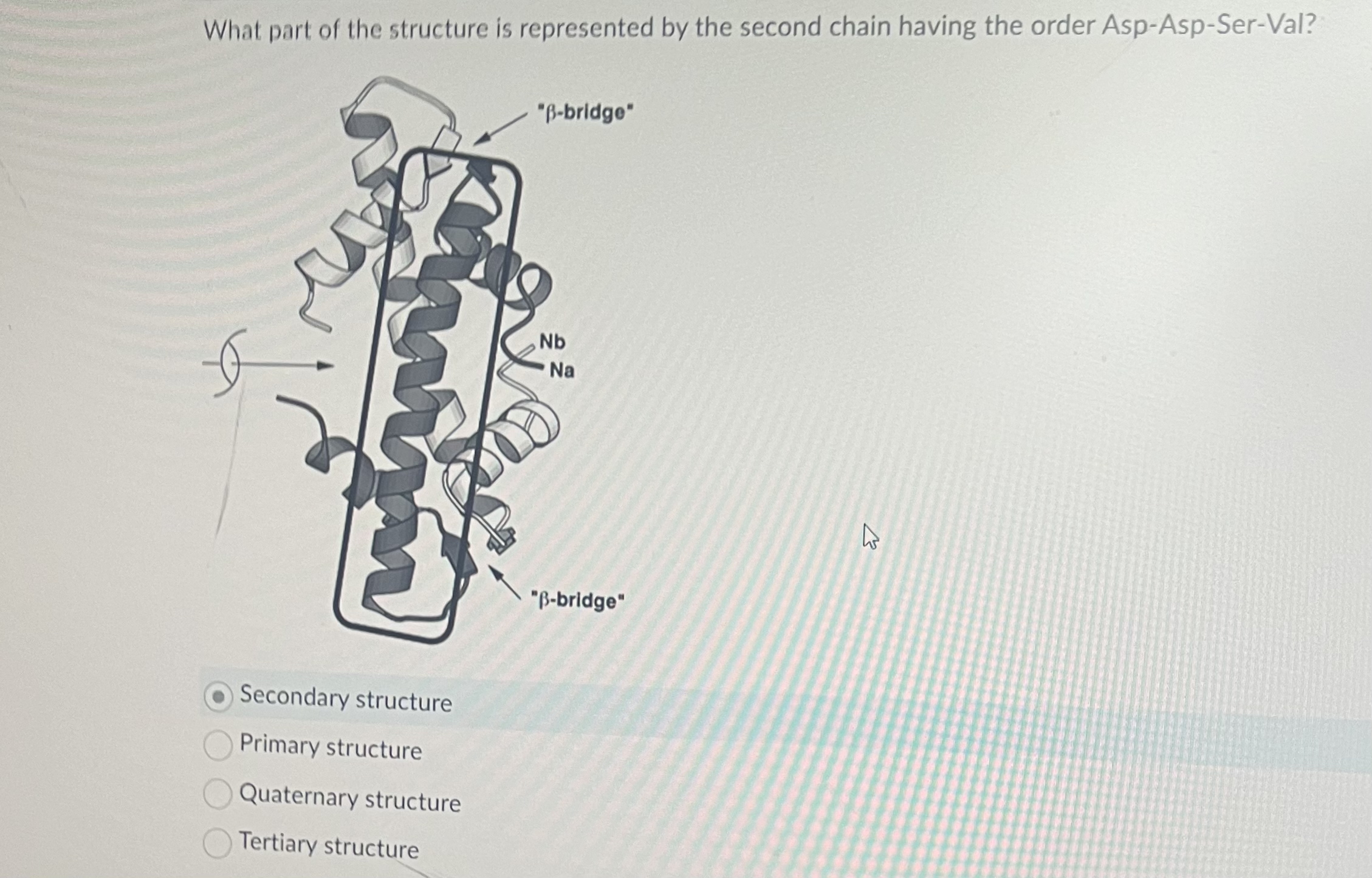 Solved What part of the structure is represented by the | Chegg.com