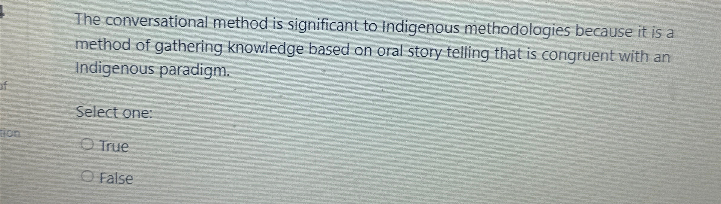 Solved The conversational method is significant to | Chegg.com