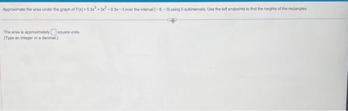 Solved Approximate the area under the graph of | Chegg.com