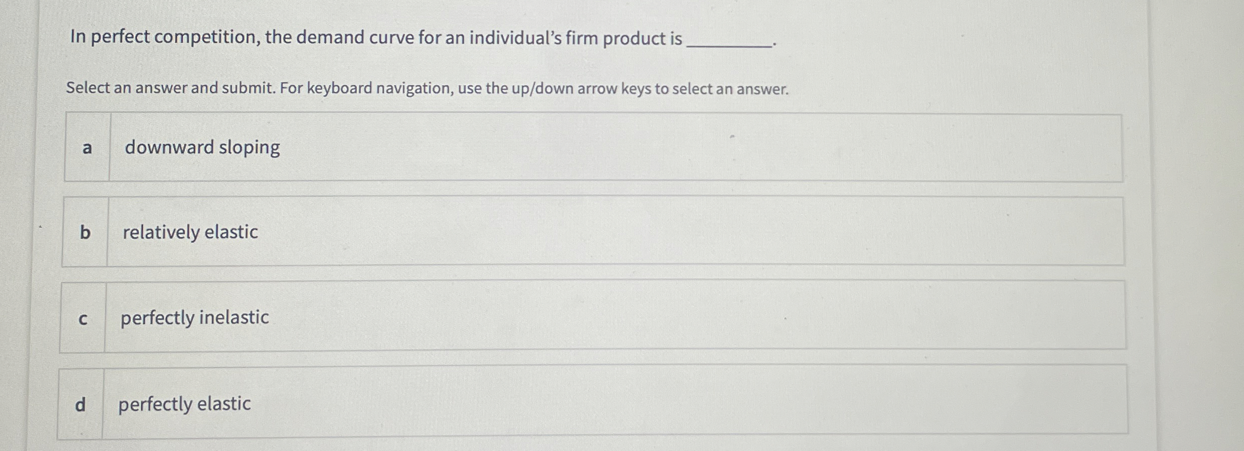 Solved In perfect competition, the demand curve for an | Chegg.com