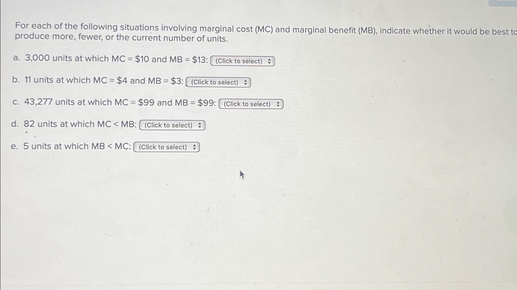 Solved For each of the following situations involving | Chegg.com