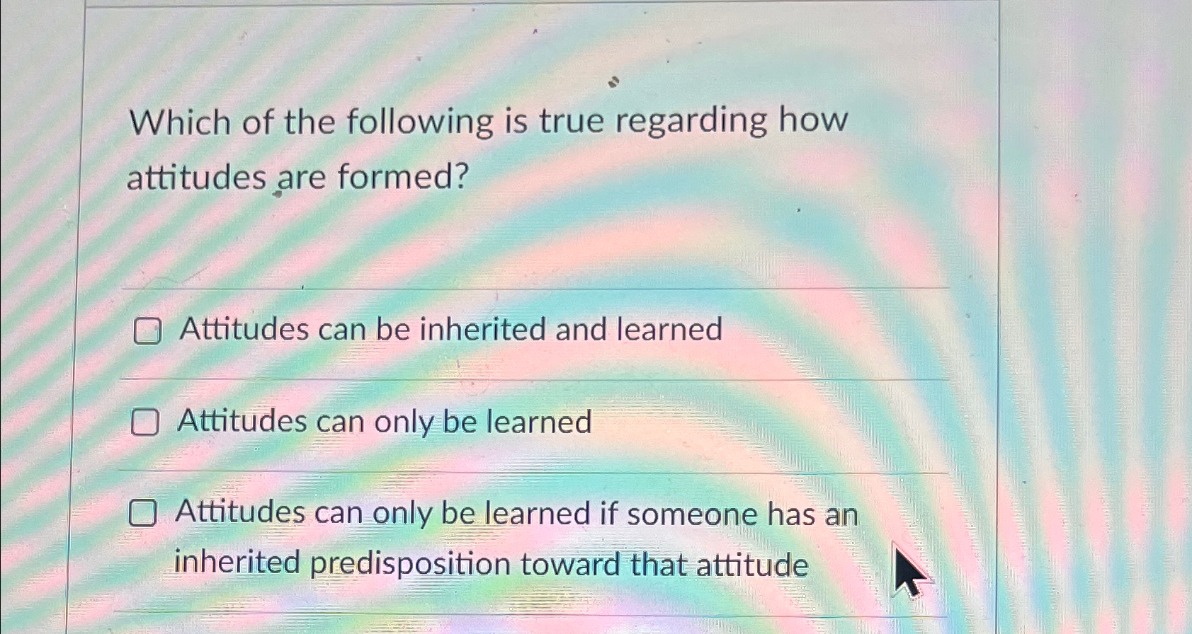 Solved Which of the following is true regarding how | Chegg.com