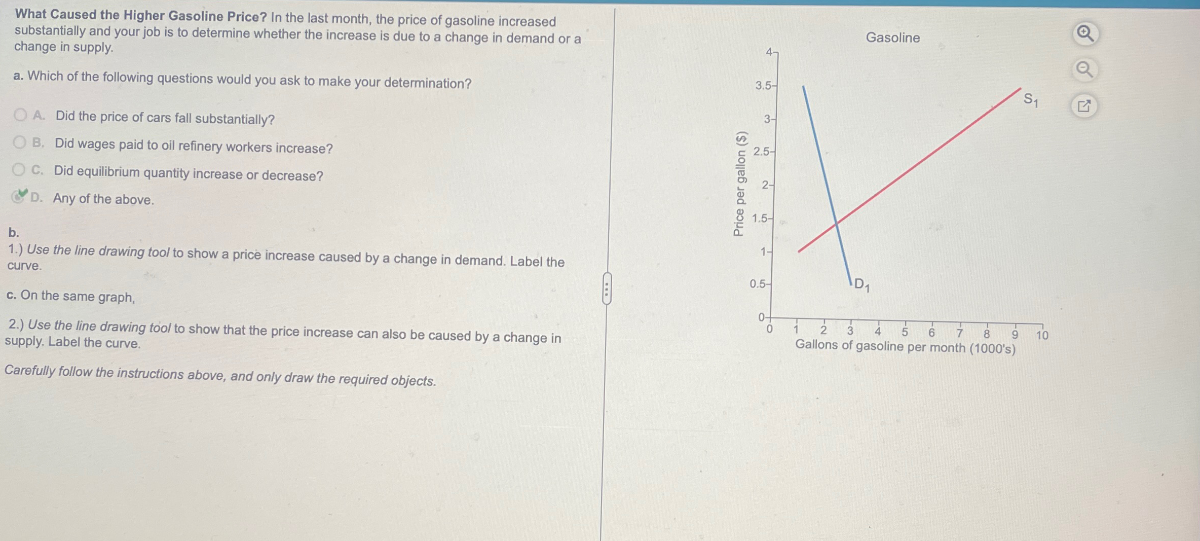 Solved What Caused the Higher Gasoline Price? In the last | Chegg.com