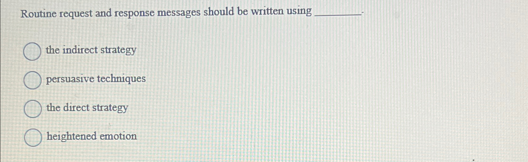 Solved Routine request and response messages should be | Chegg.com