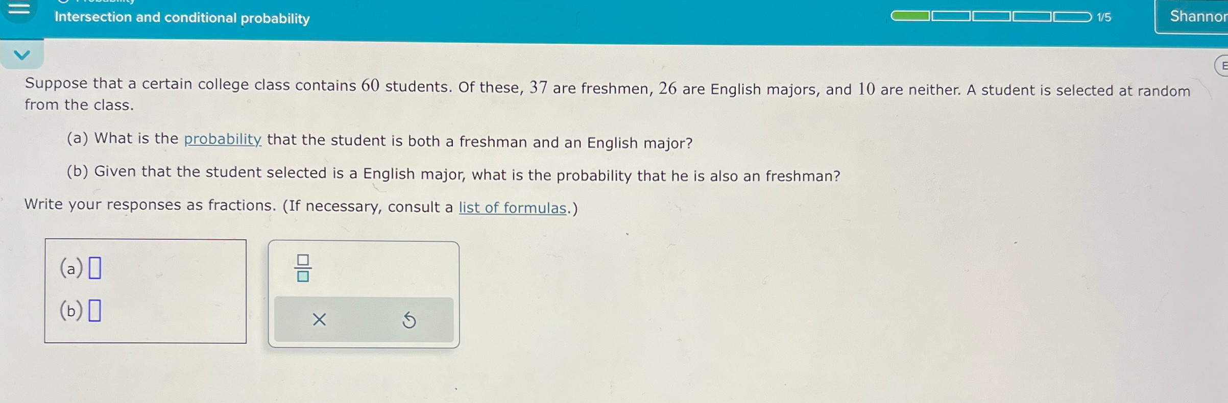 Solved Intersection and conditional probabilitySuppose that | Chegg.com