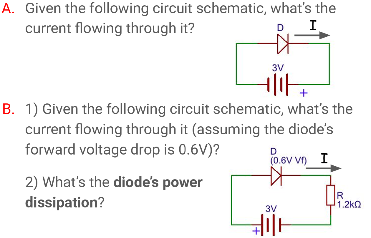 Solved A. ﻿Given the following circuit schematic, what's | Chegg.com