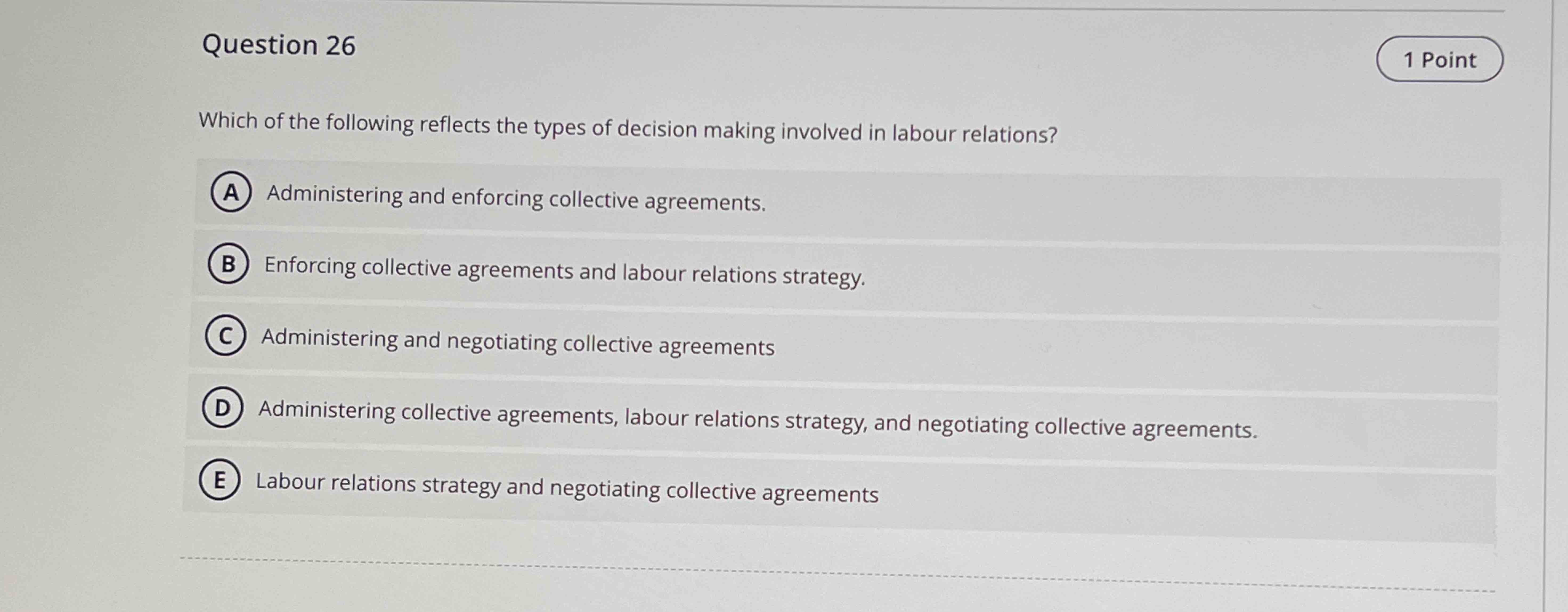 Solved Question 26Which of the following reflects the types | Chegg.com