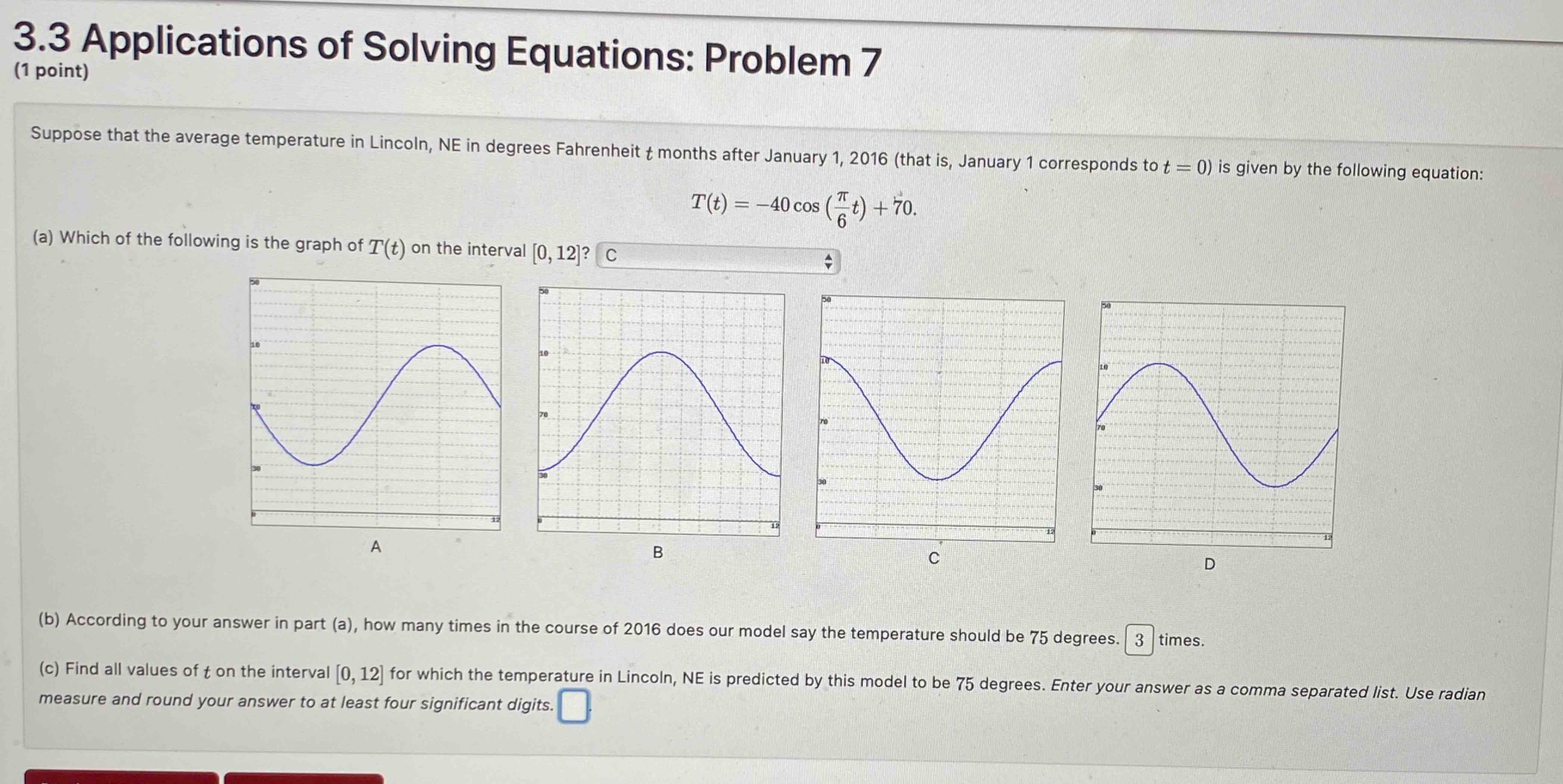 Solved 3.3 ﻿Applications of Solving Equations: Problem | Chegg.com