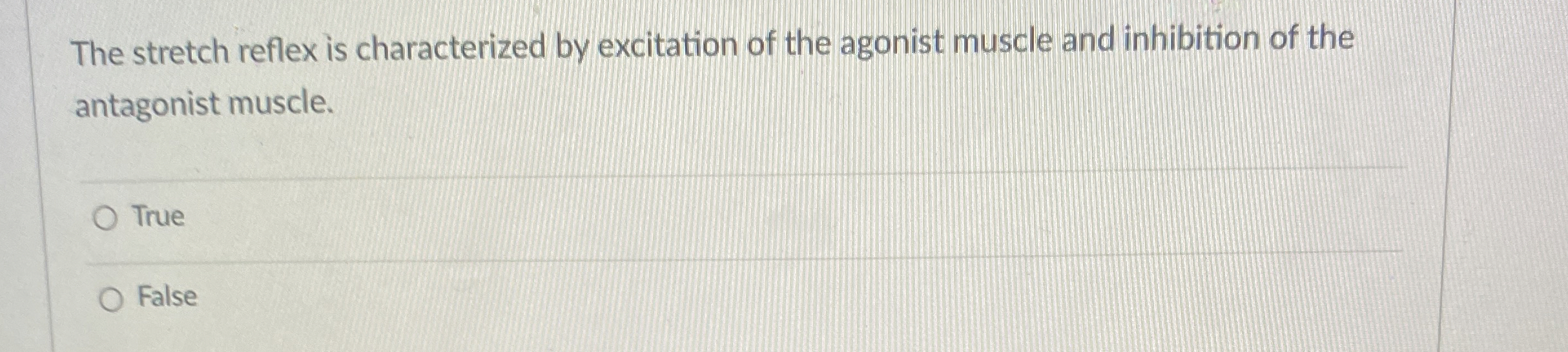 Solved The stretch reflex is characterized by excitation of | Chegg.com
