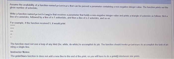 Solved Assume the availability of a function named | Chegg.com
