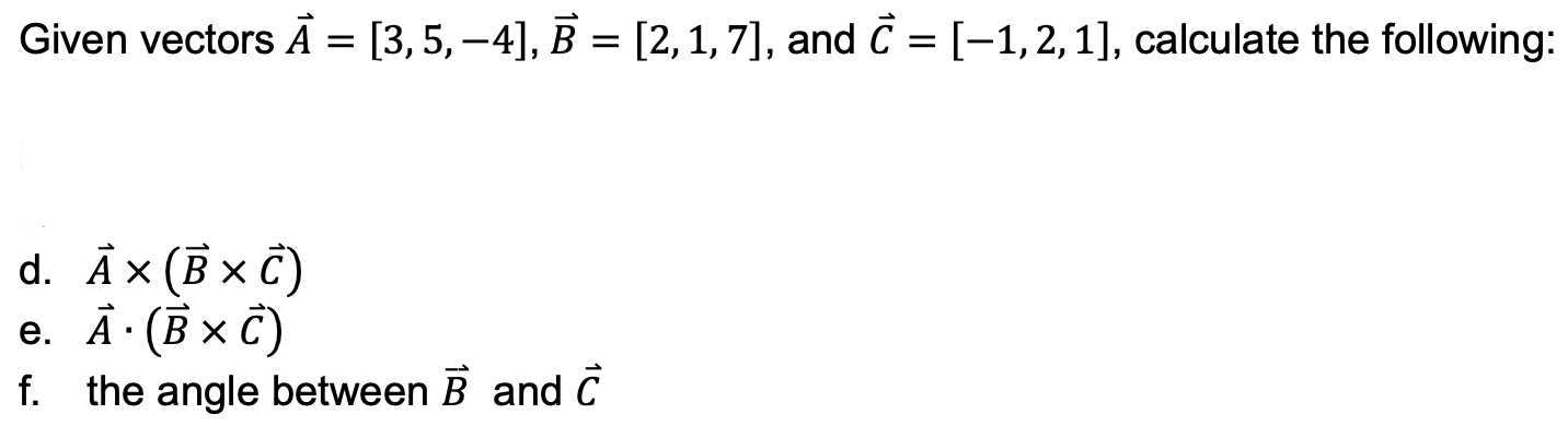 Solved Given Vectors Veca 35 4 Vecb 217 ﻿and 