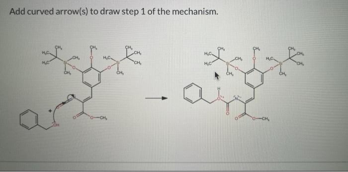 Solved Add curved arrow(s) to draw step 3 of the | Chegg.com