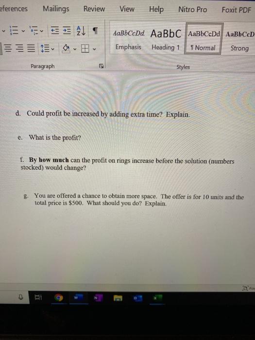 Solved E ALI AaBbCcDd AaBb C AaBbCcDd AaBbCcDd Emphasis | Chegg.com